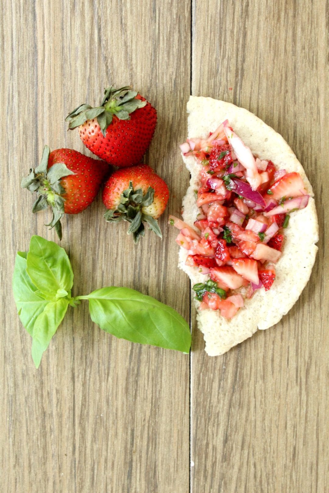 Strawberry Basil Salsa | Dietitian Jess Nutrition