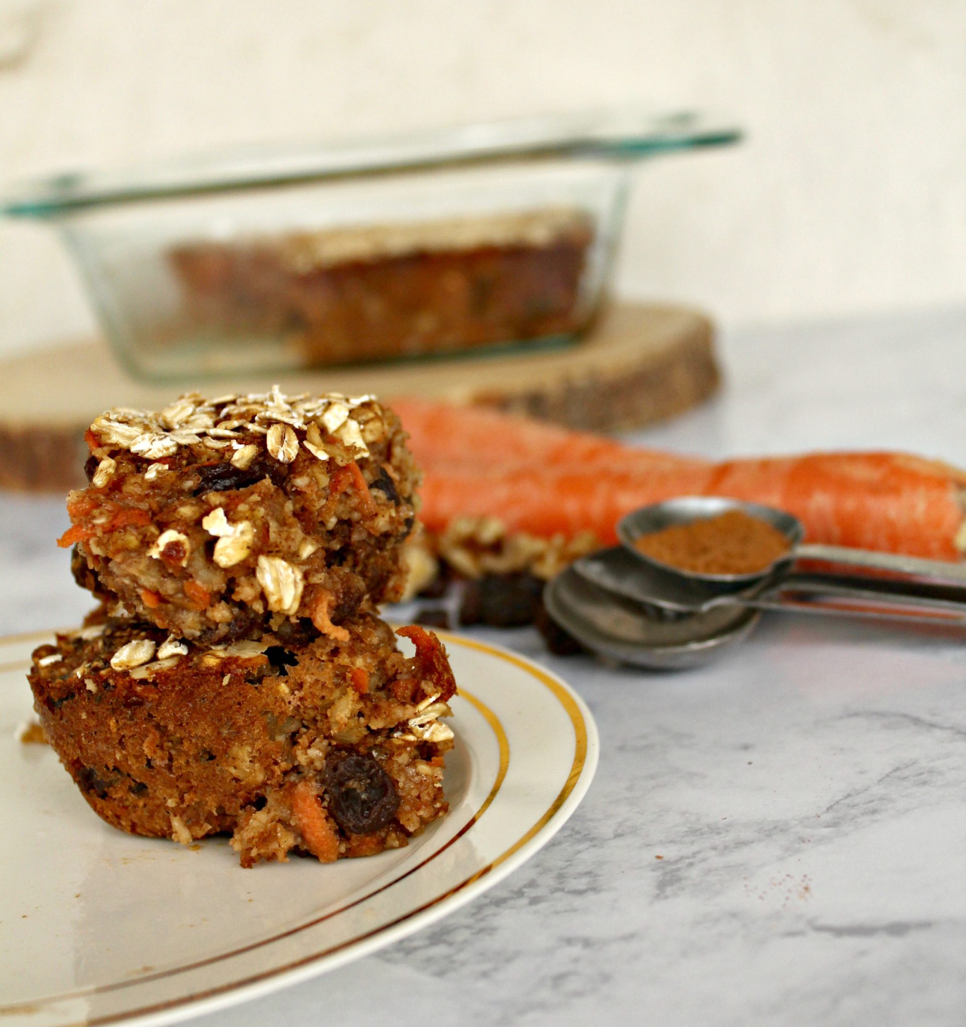 Healthy Carrot Cake Bars | Dietitian Jess Nutrition